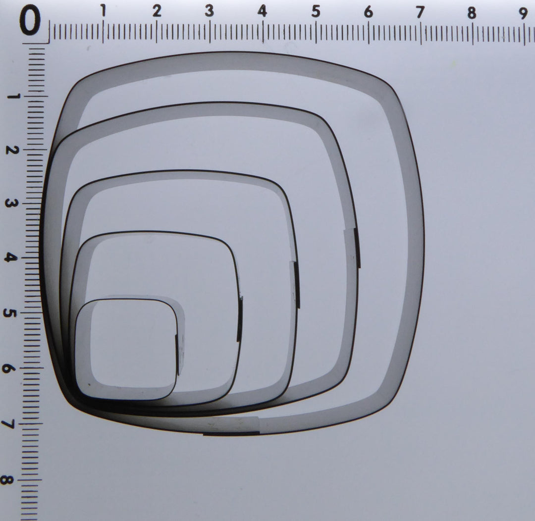 Curved Square Cutter set of 5 – Valley Cutter Company